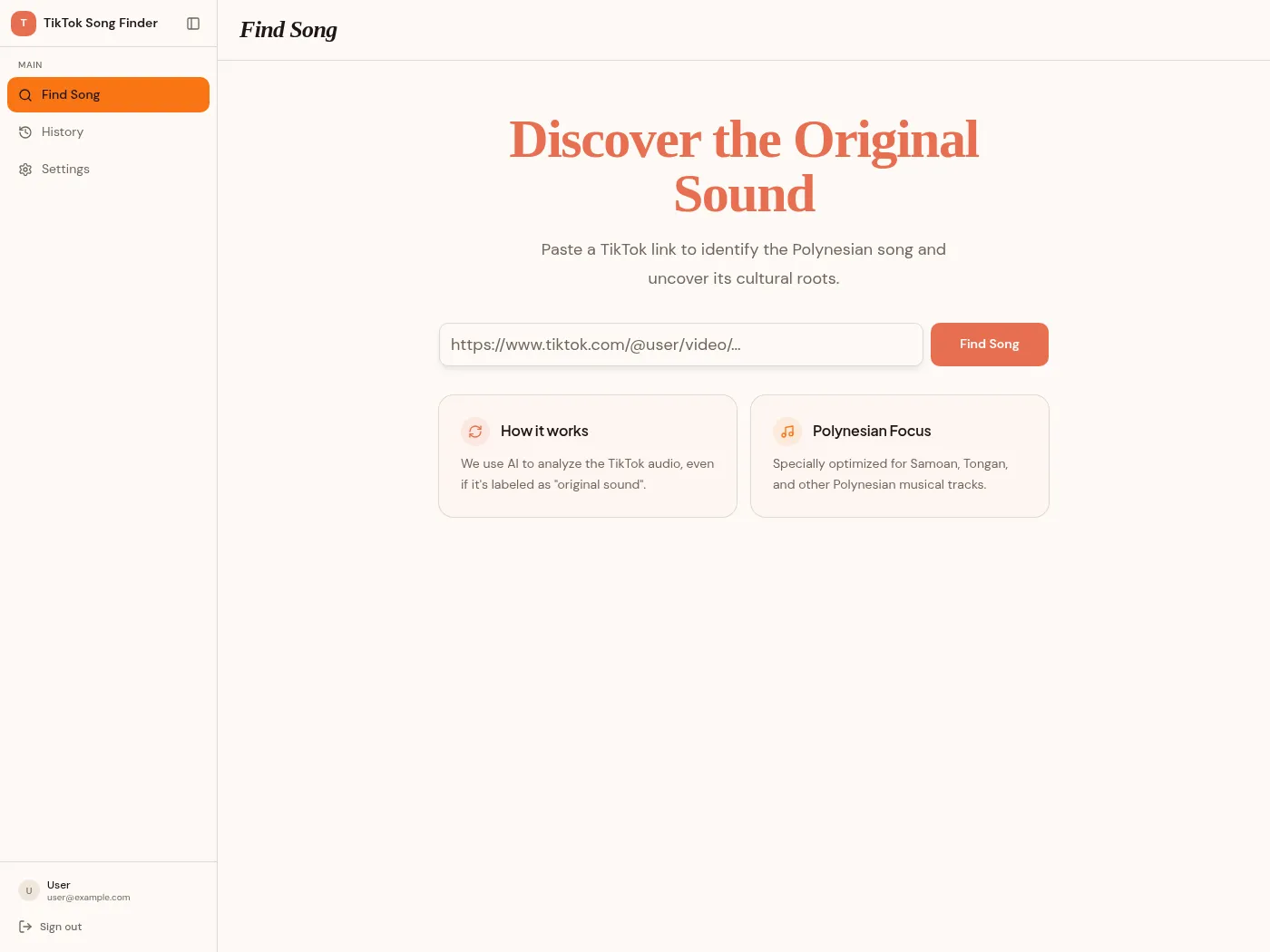 TikTok Song Finder