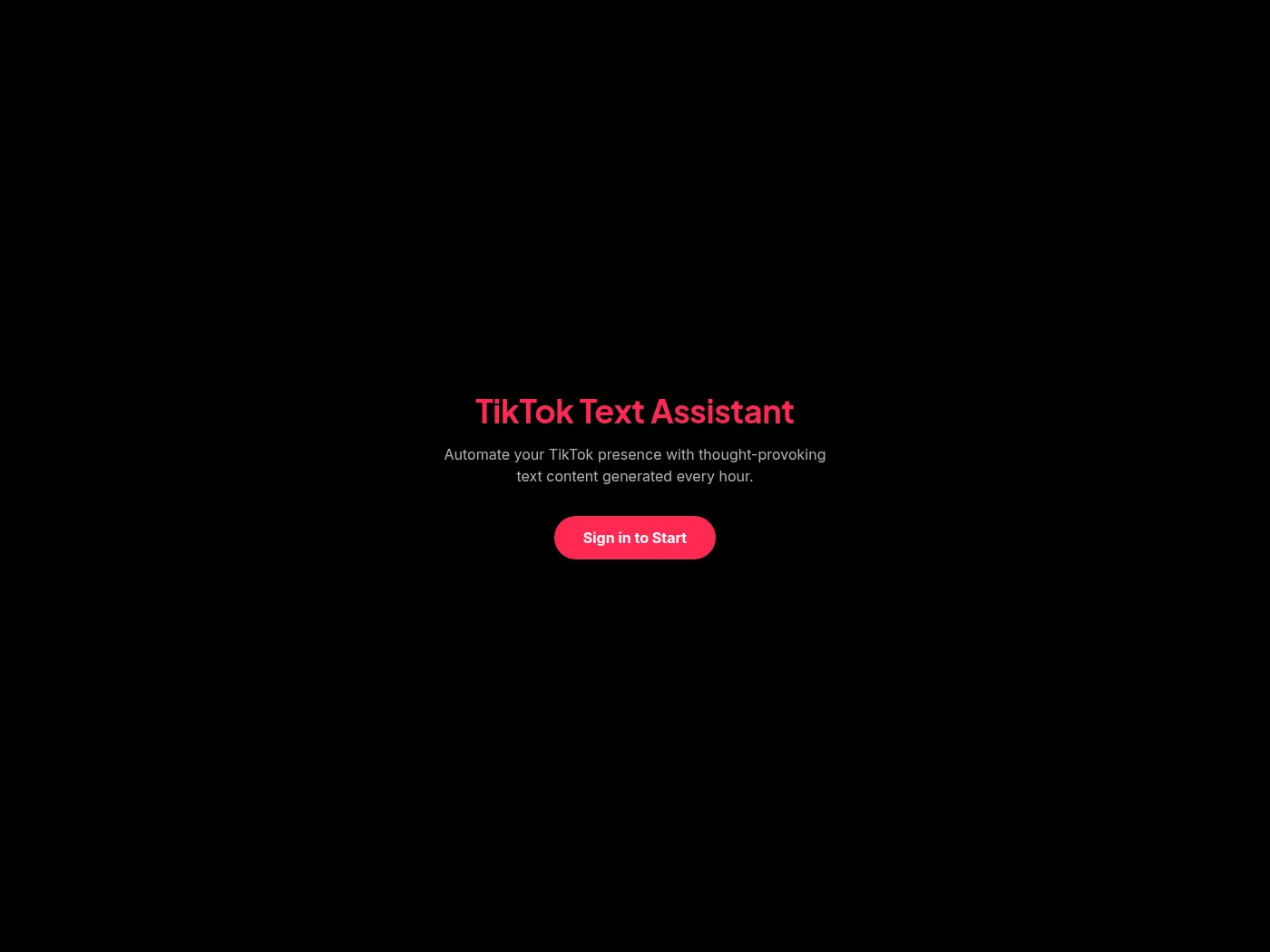 TikTok Text Assistant