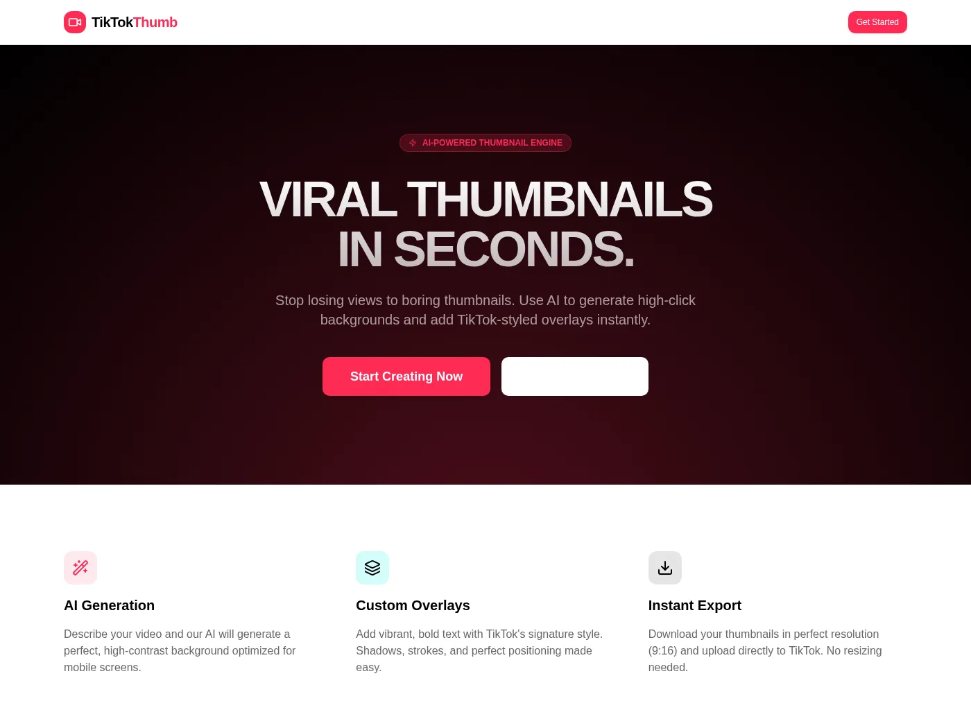 TikTok Thumbnail Maker