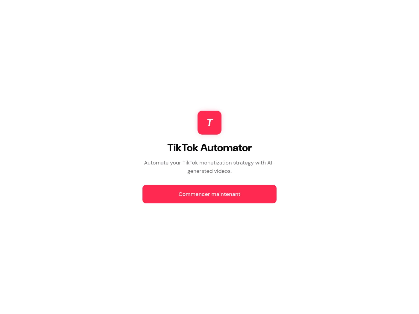TikTok Video Automator