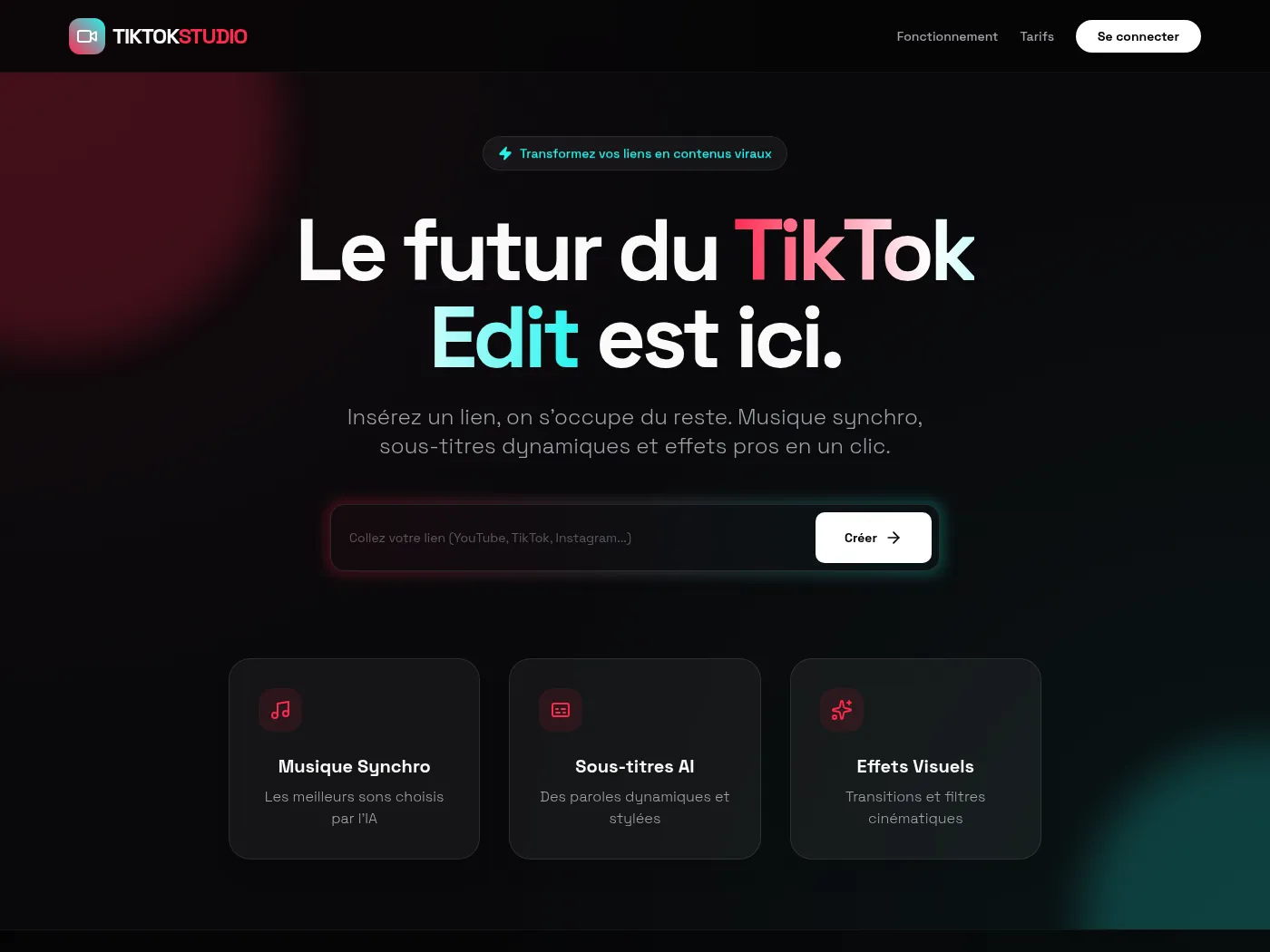 TikTok Link Video Editor