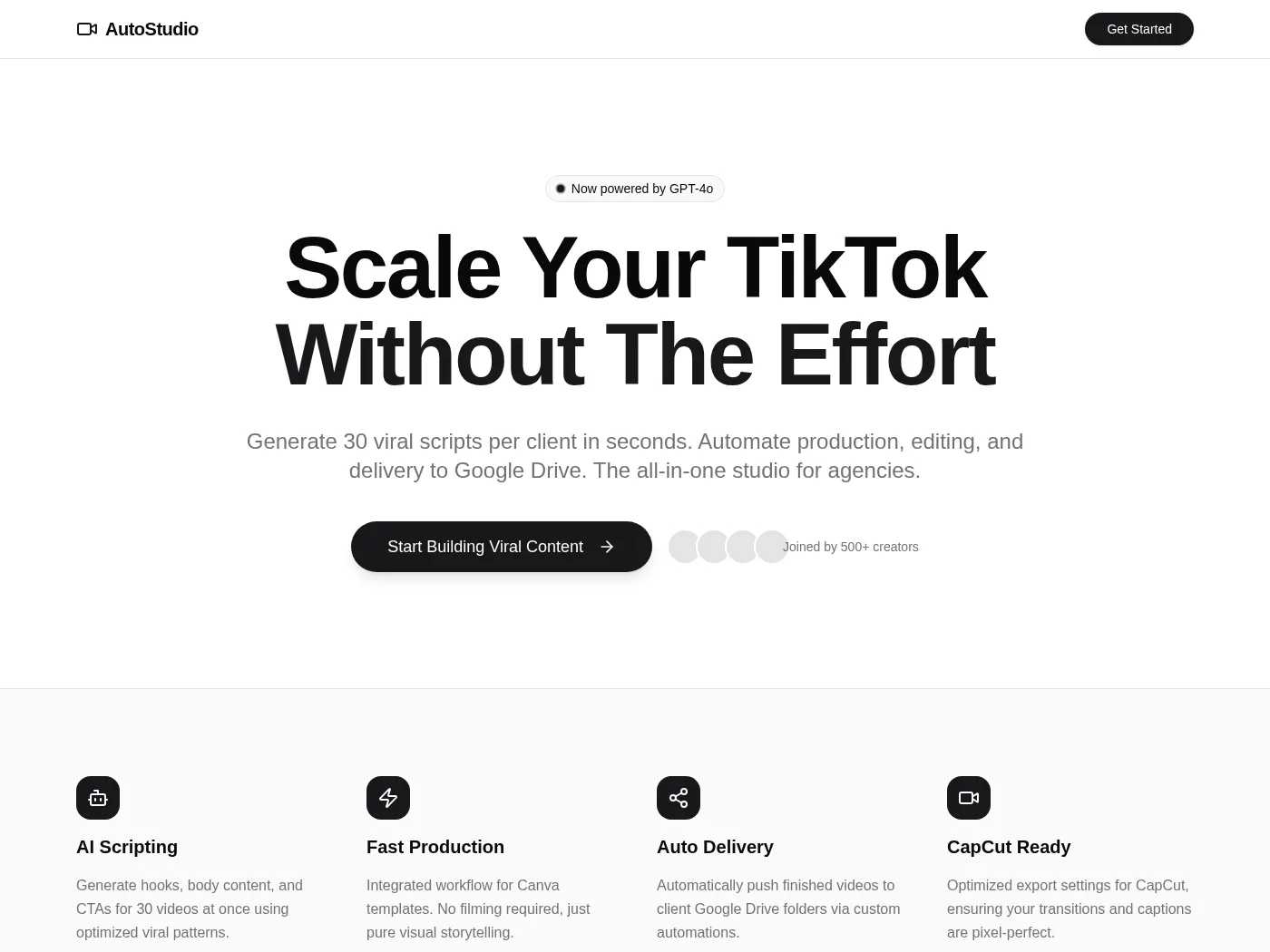 Auto TikTok Video Studio