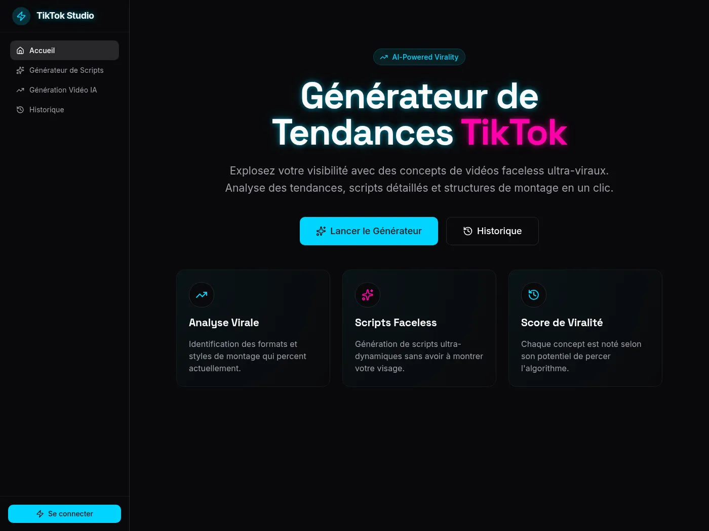 TikTok Trends Generator