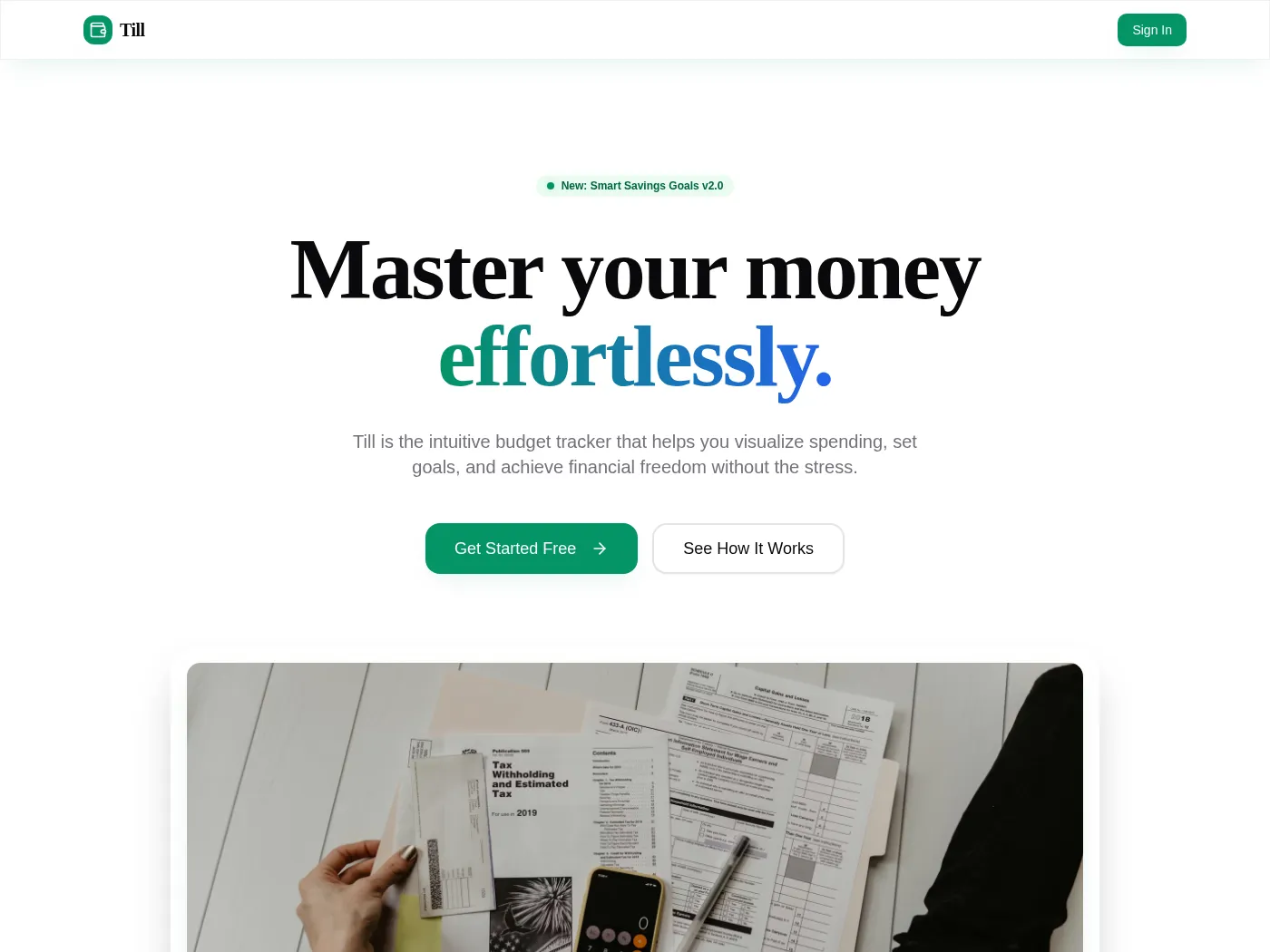Till Budget Tracker