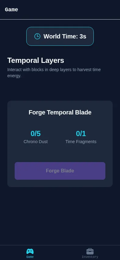 Temporal Craft Block