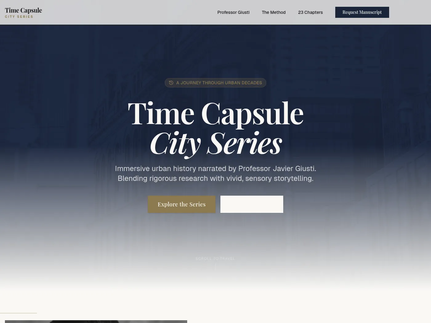 Time Capsule City Series