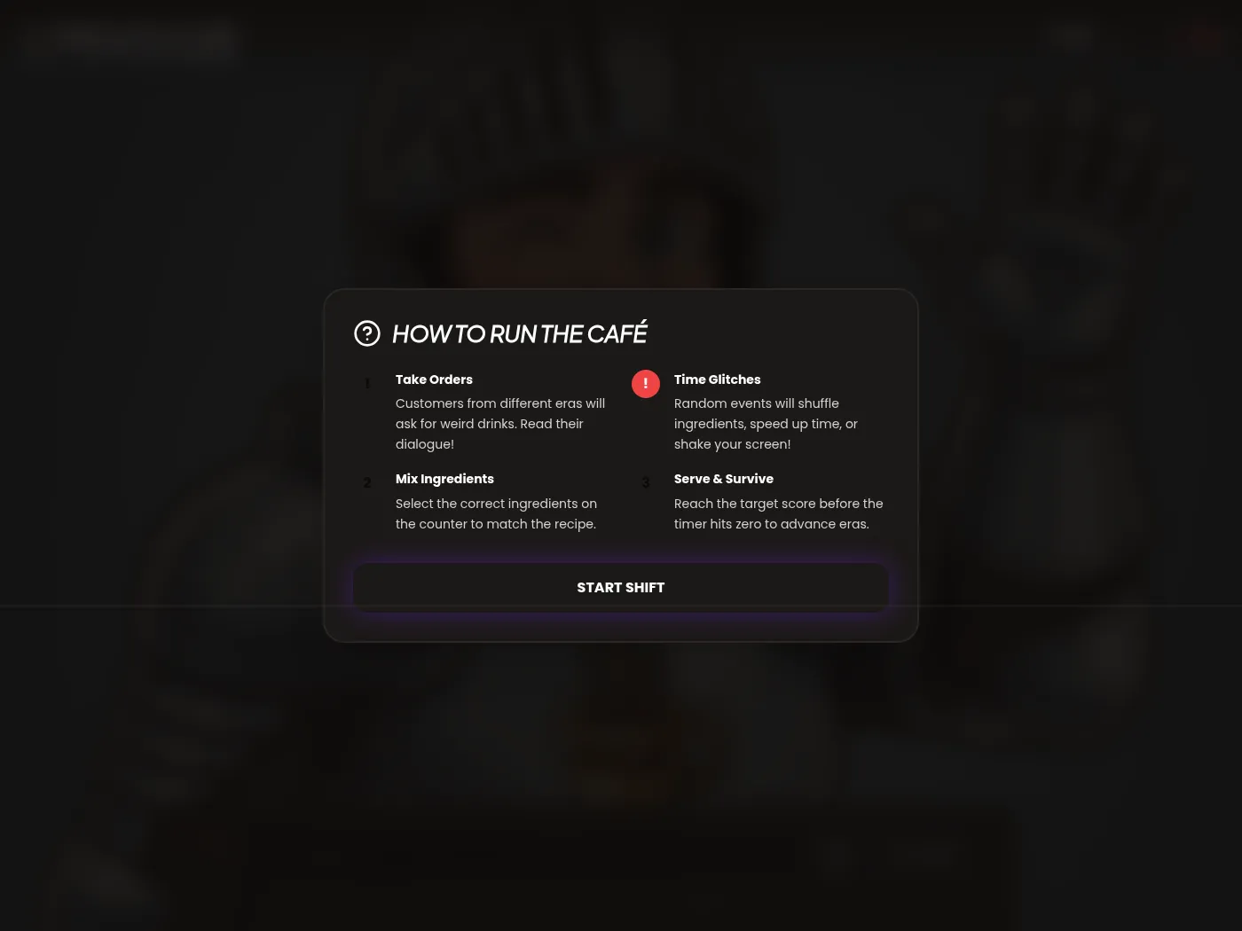 Time Glitch Café