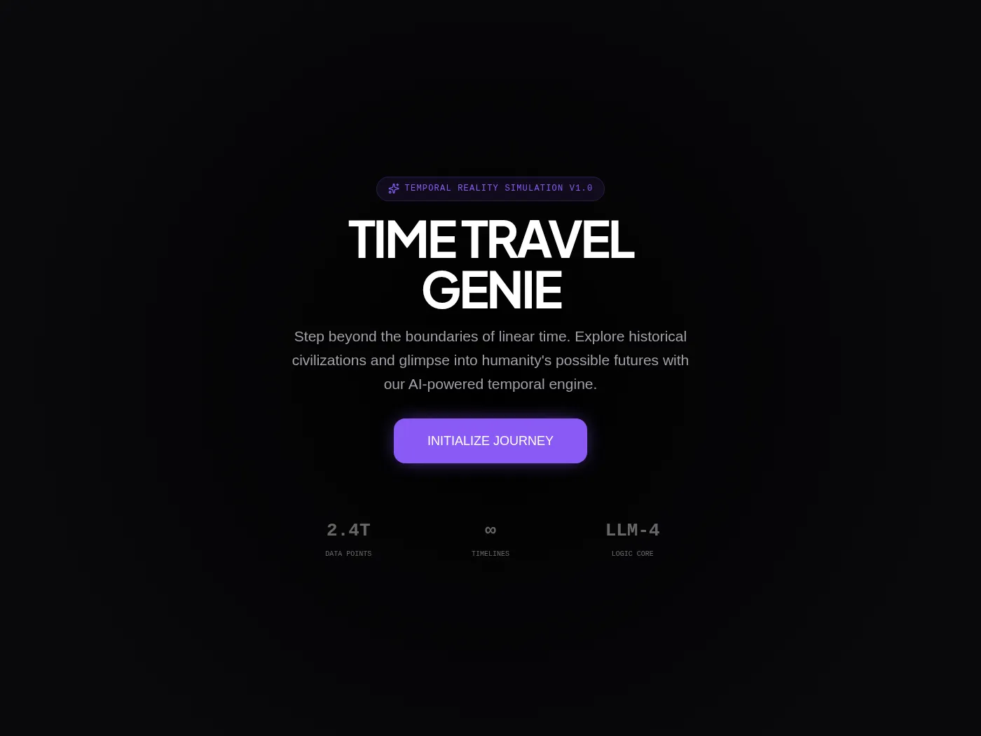Time Travel Genie