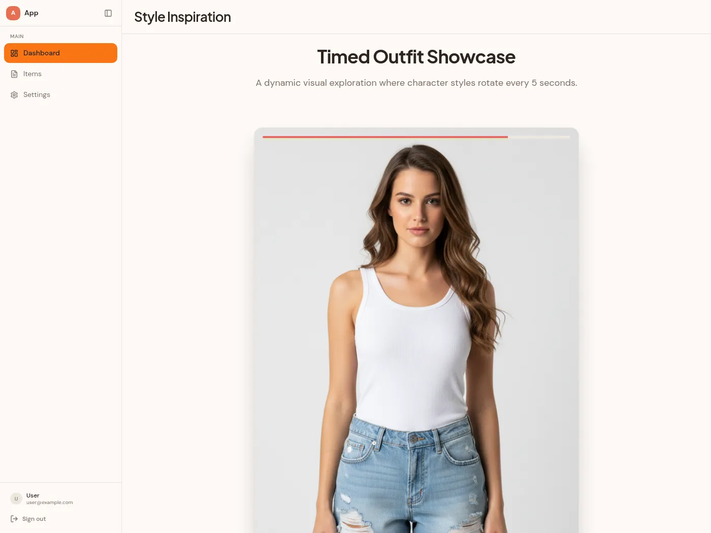 Timed Outfit App