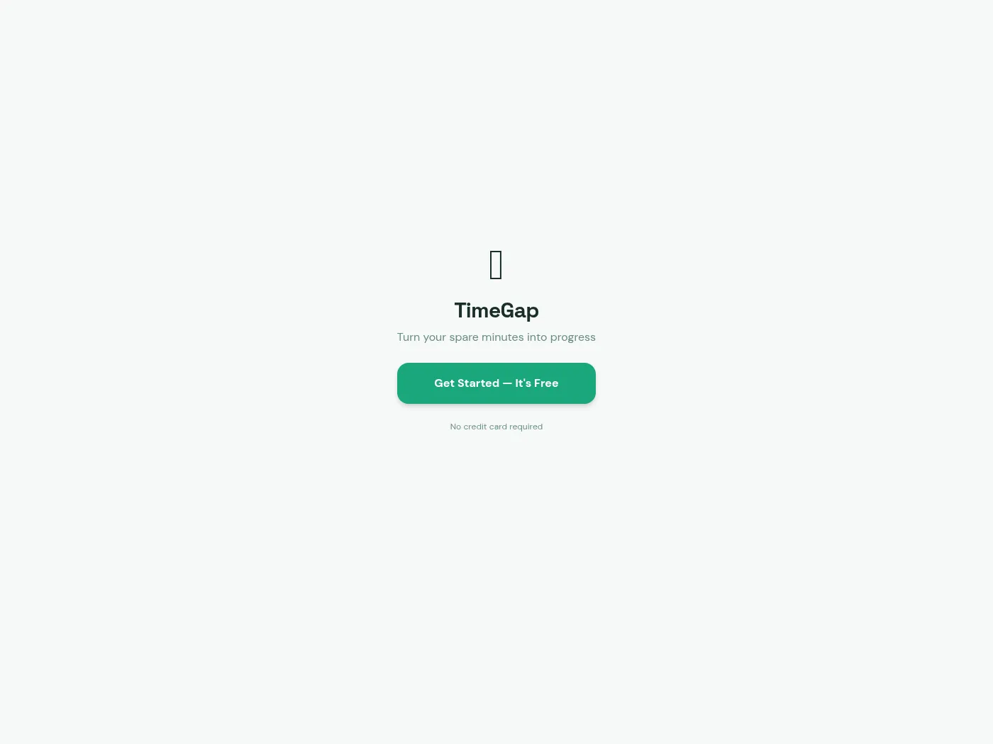 TimeGap Smart Task App