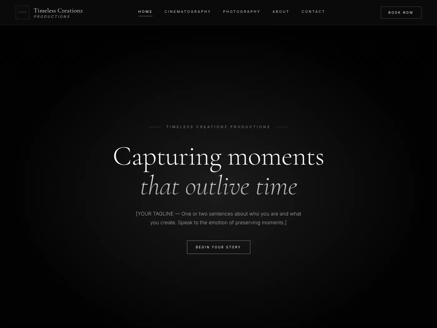 Timeless Creationz Studio Site