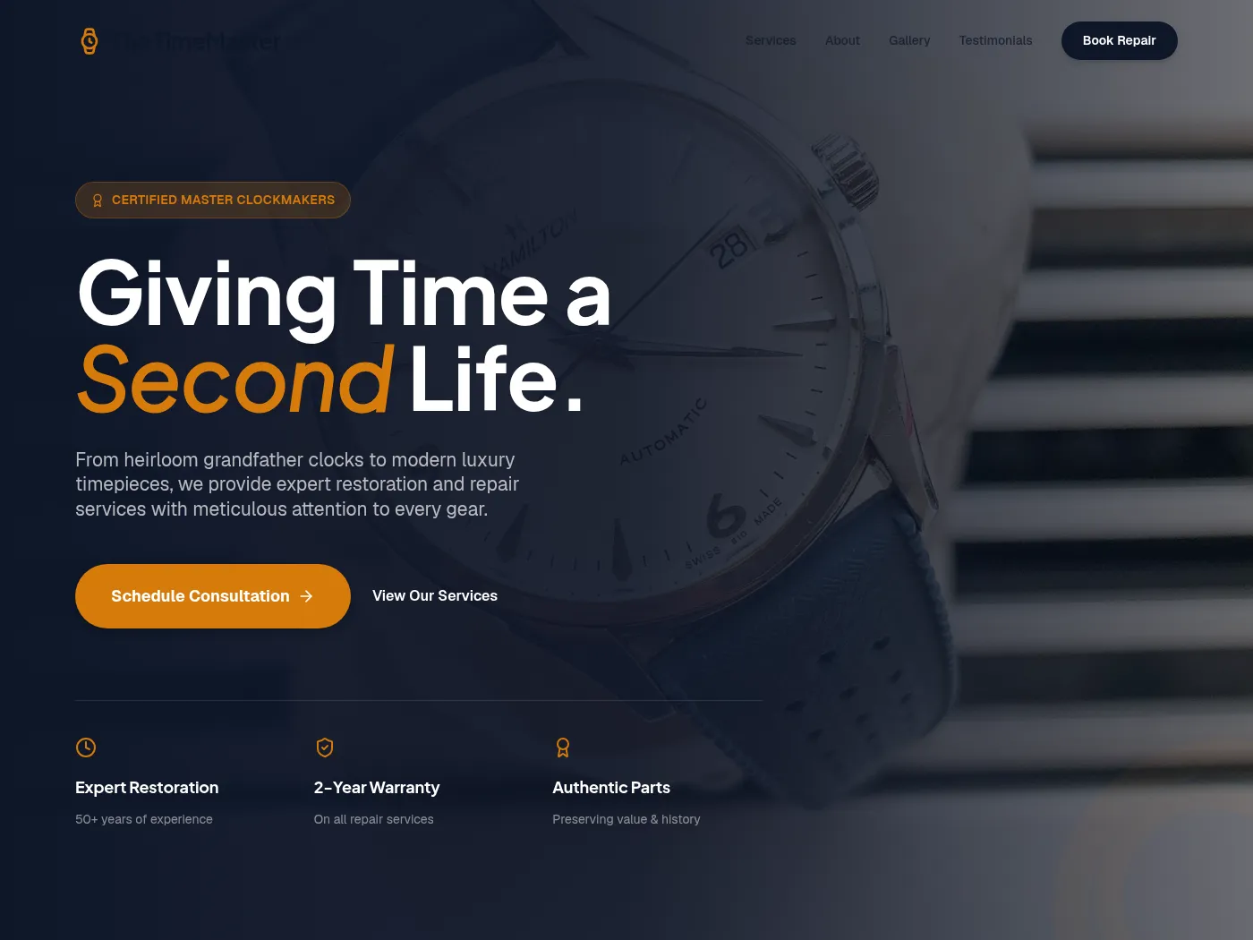 The TimeMaster Website