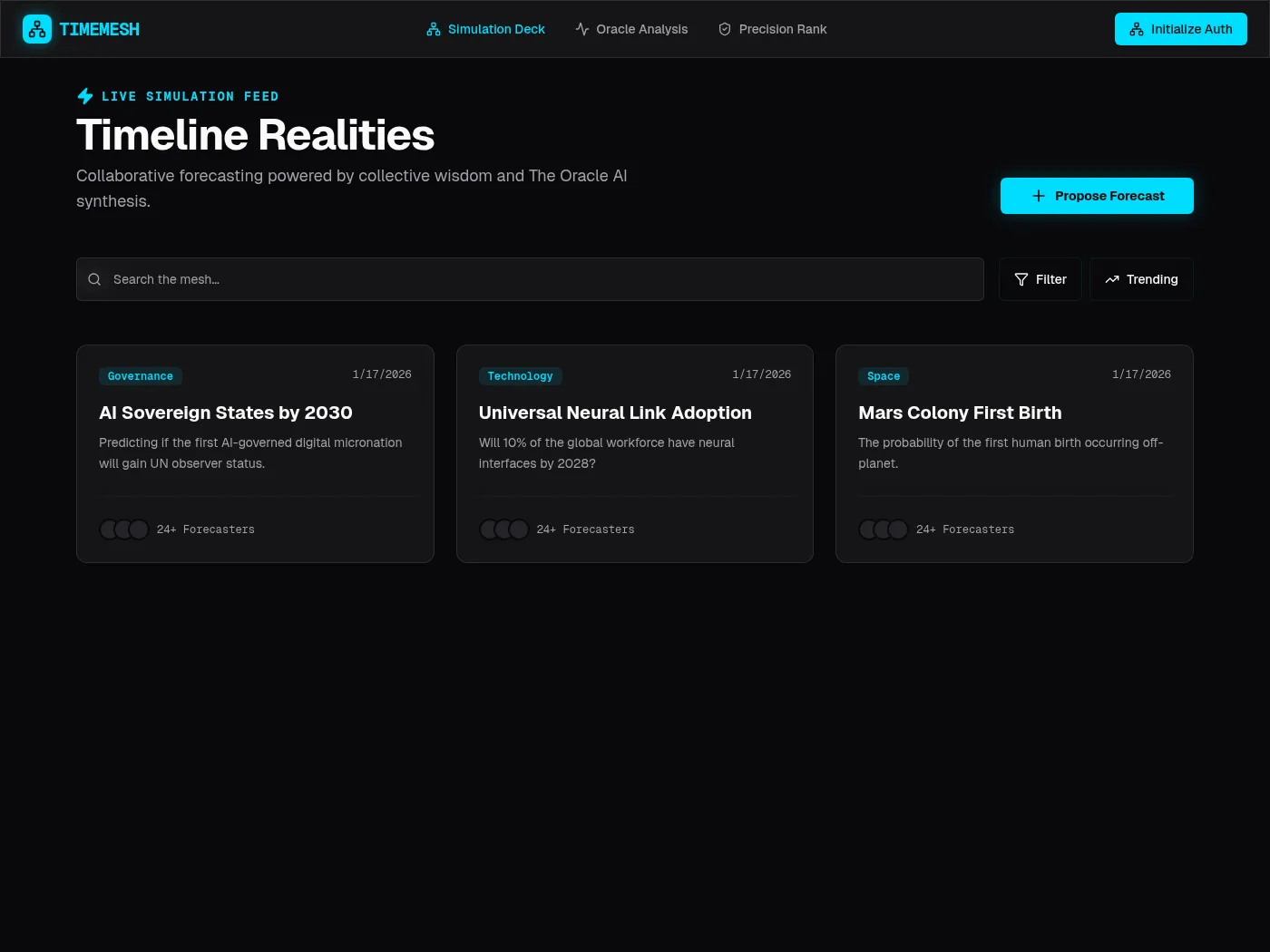 TimeMesh Future Forecaster