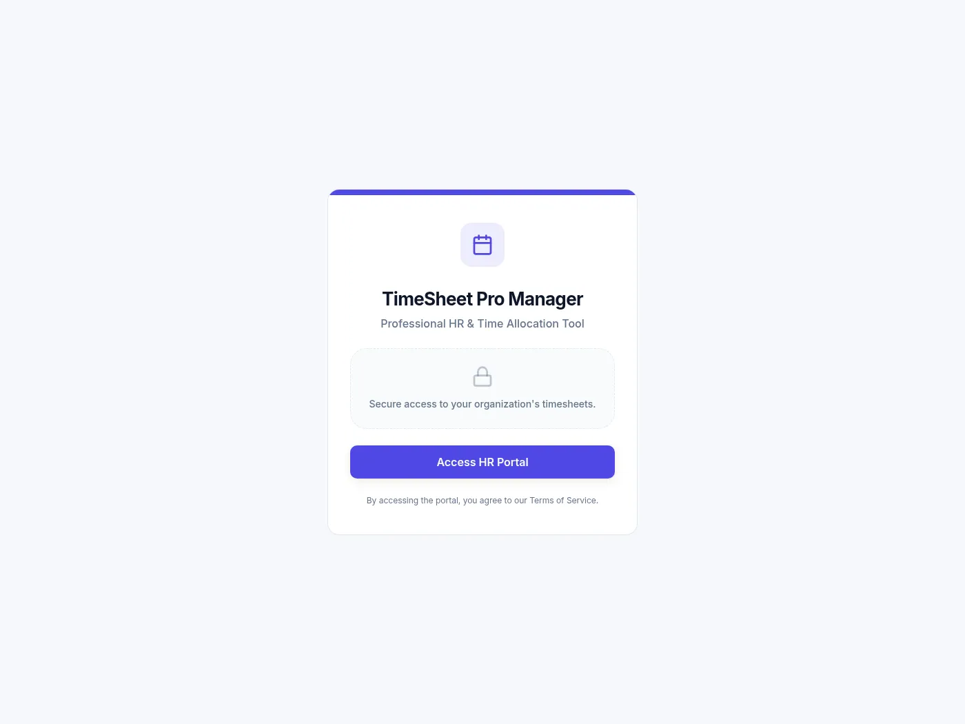 TimeSheet Pro Manager