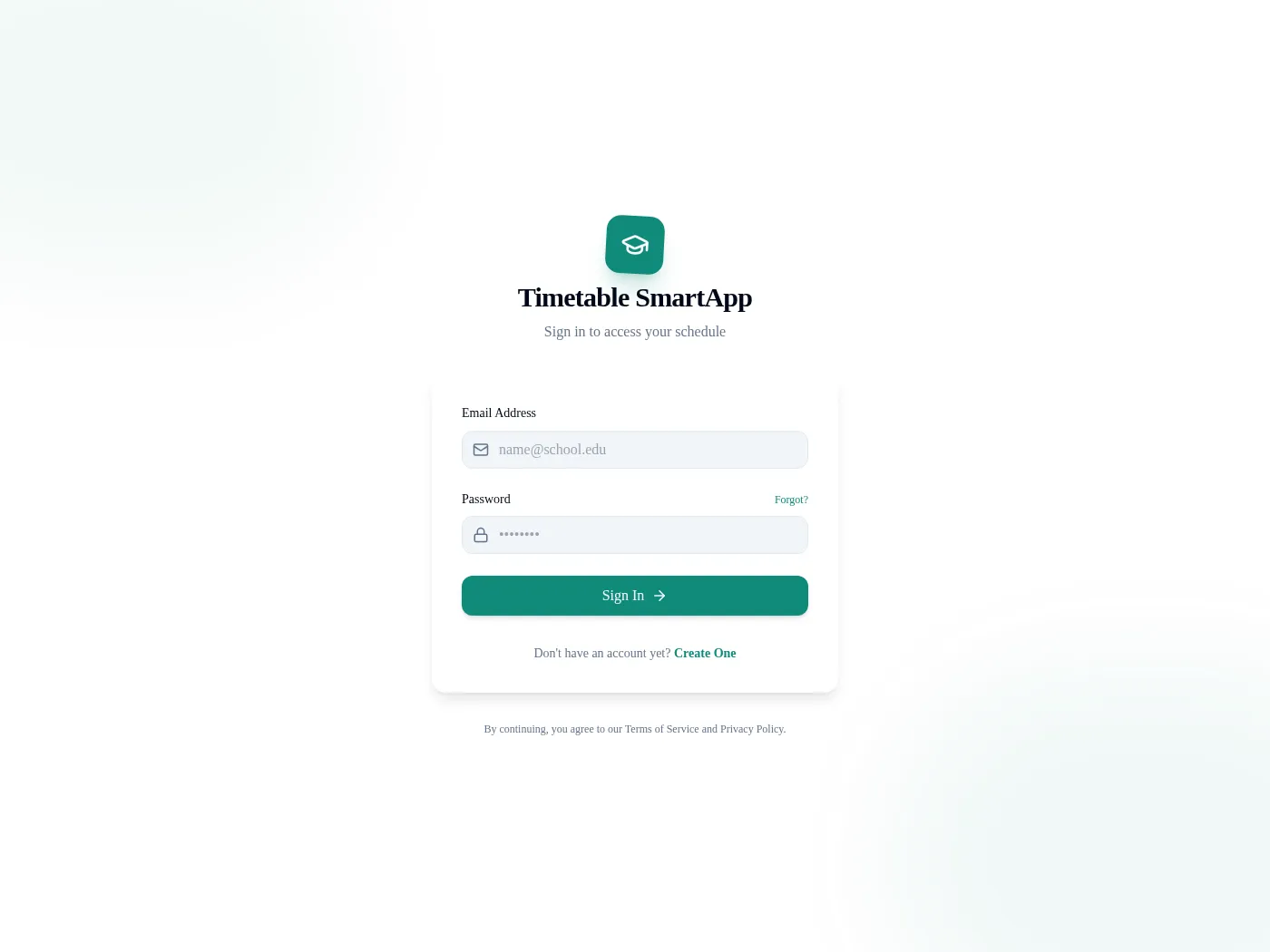 Timetable SmartApp