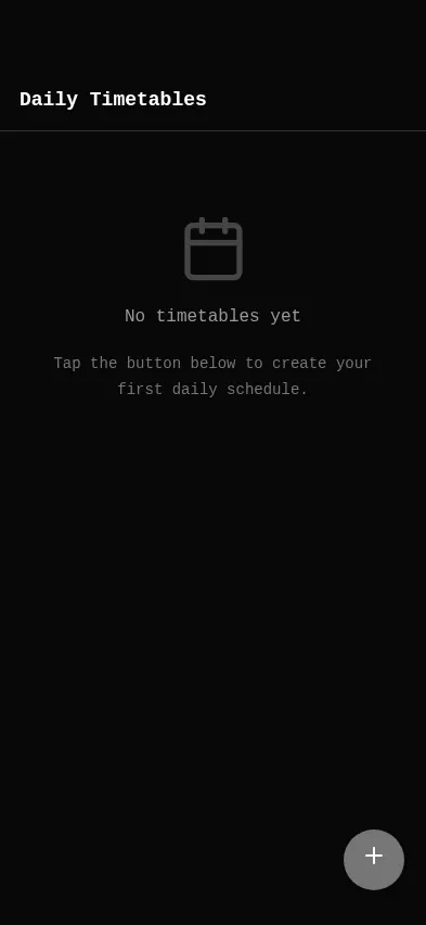 Timetable Messenger App