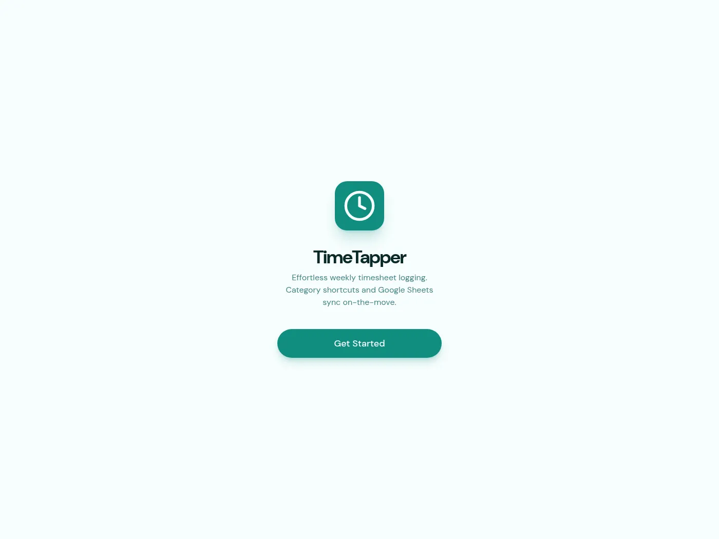 TimeTapper Timesheet