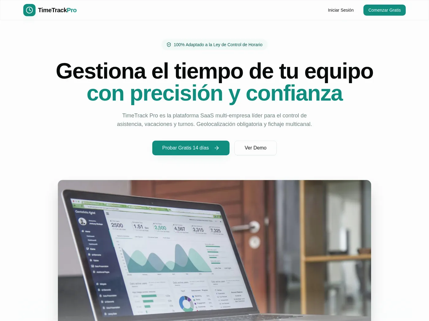 TimeTrack Pro SaaS