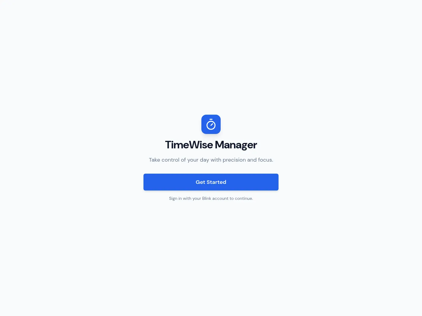TimeWise Manager