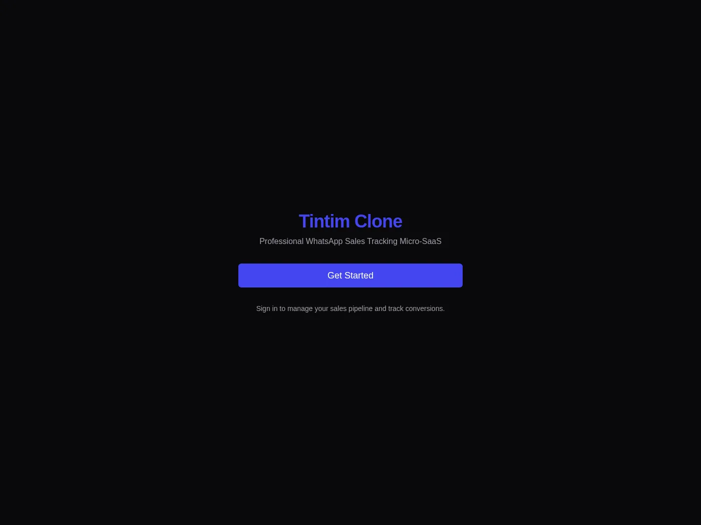 Tintim Sales Tracker