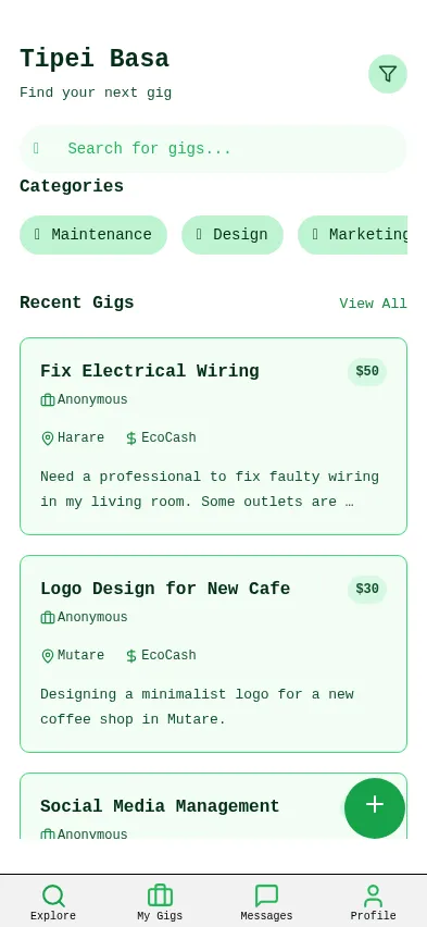 Tipei Basa Gig App
