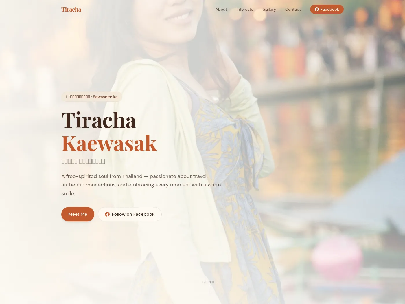 Tiracha Portfolio Site
