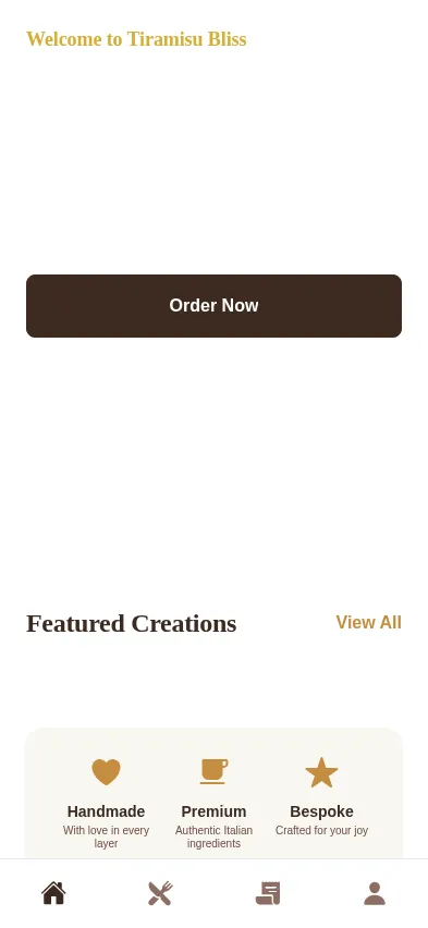Tiramisu Bliss App