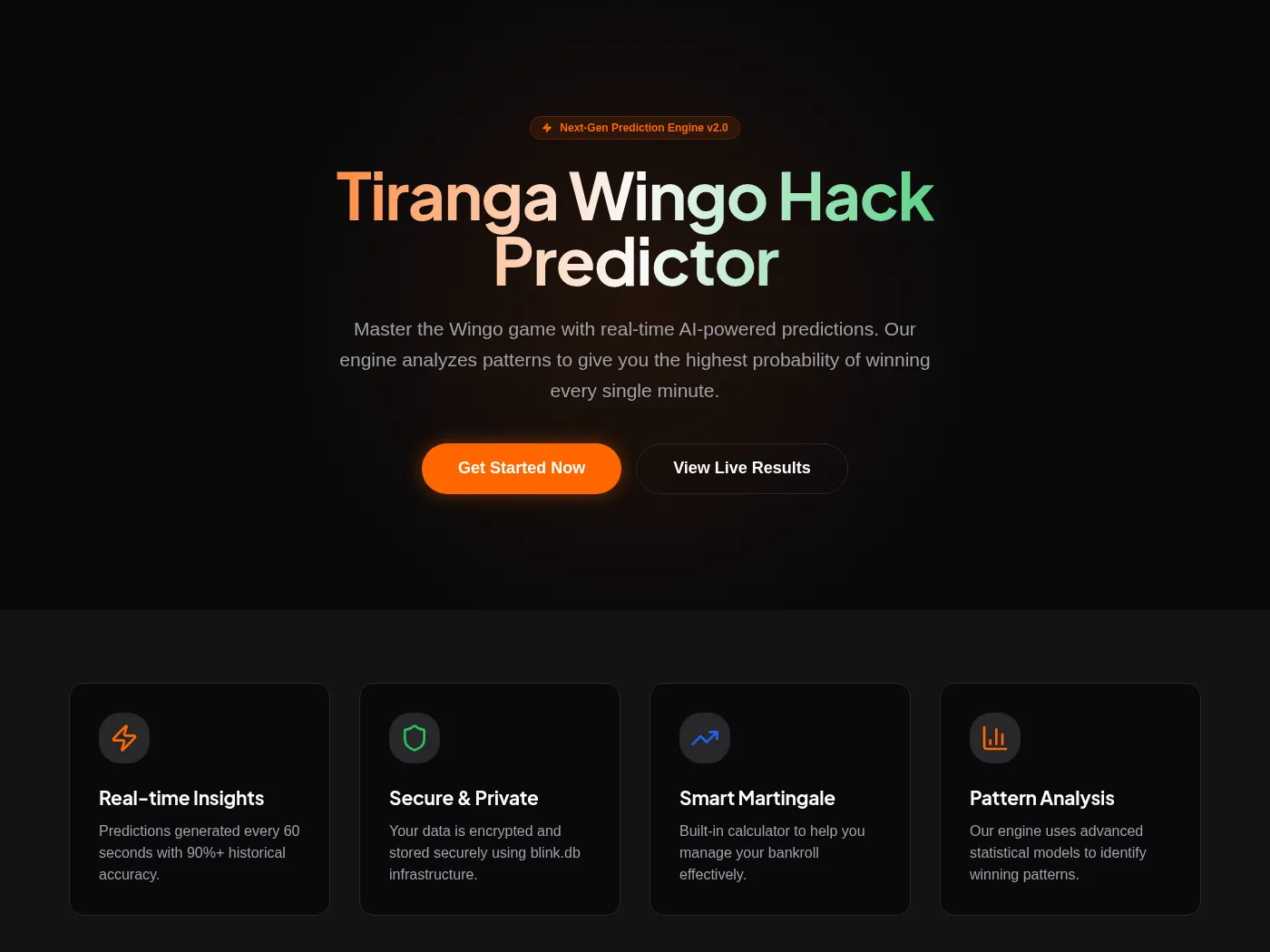 Tiranga Wingo Predictor