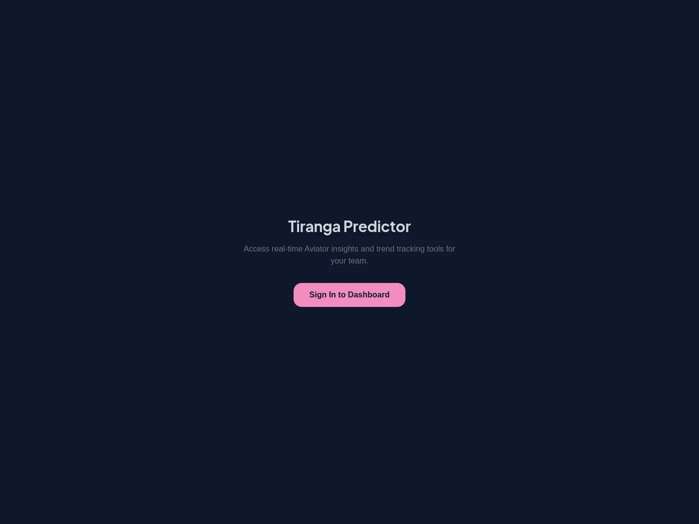 Tiranga Predictor