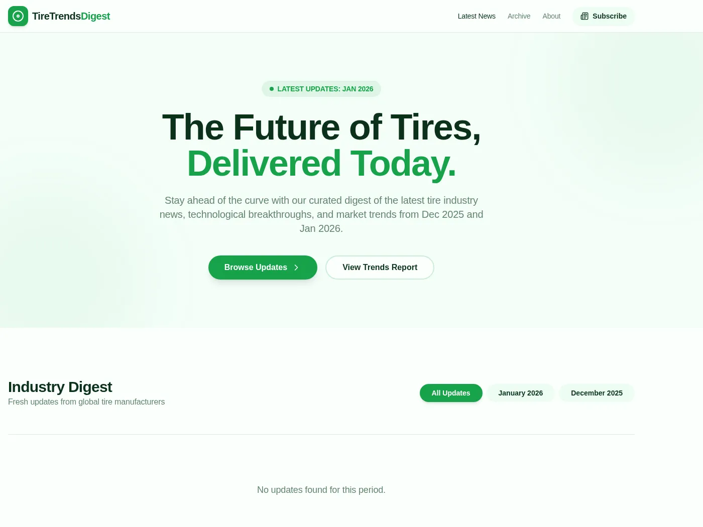 Tire Trends Digest