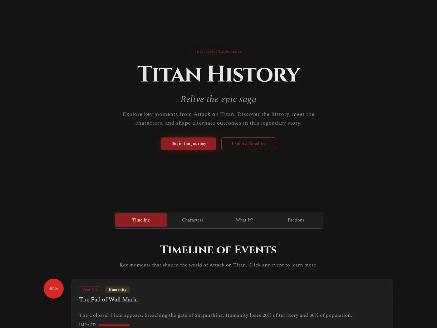 Titan History Simulator