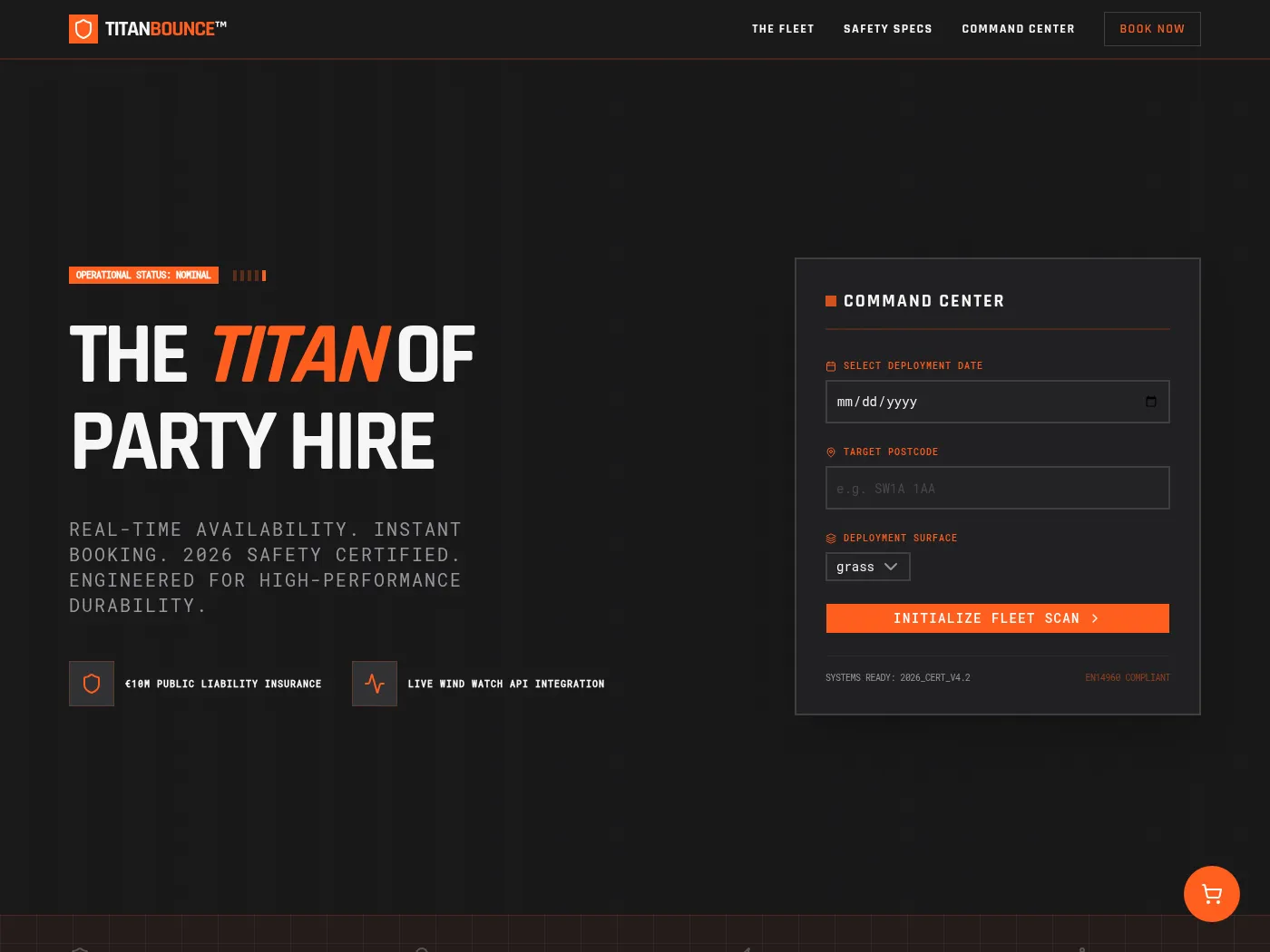 TitanBounce Command Center