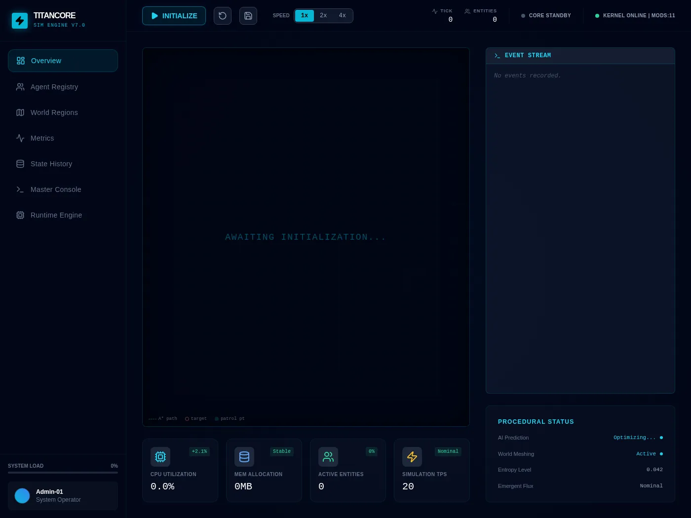 TitanCore Simulation Engine