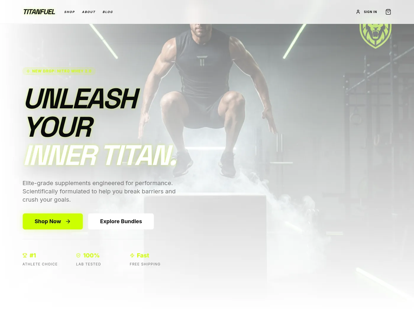TitanFuel Ecommerce Store