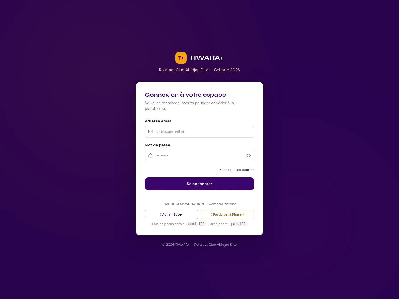 TIWARA+ Learning Platform