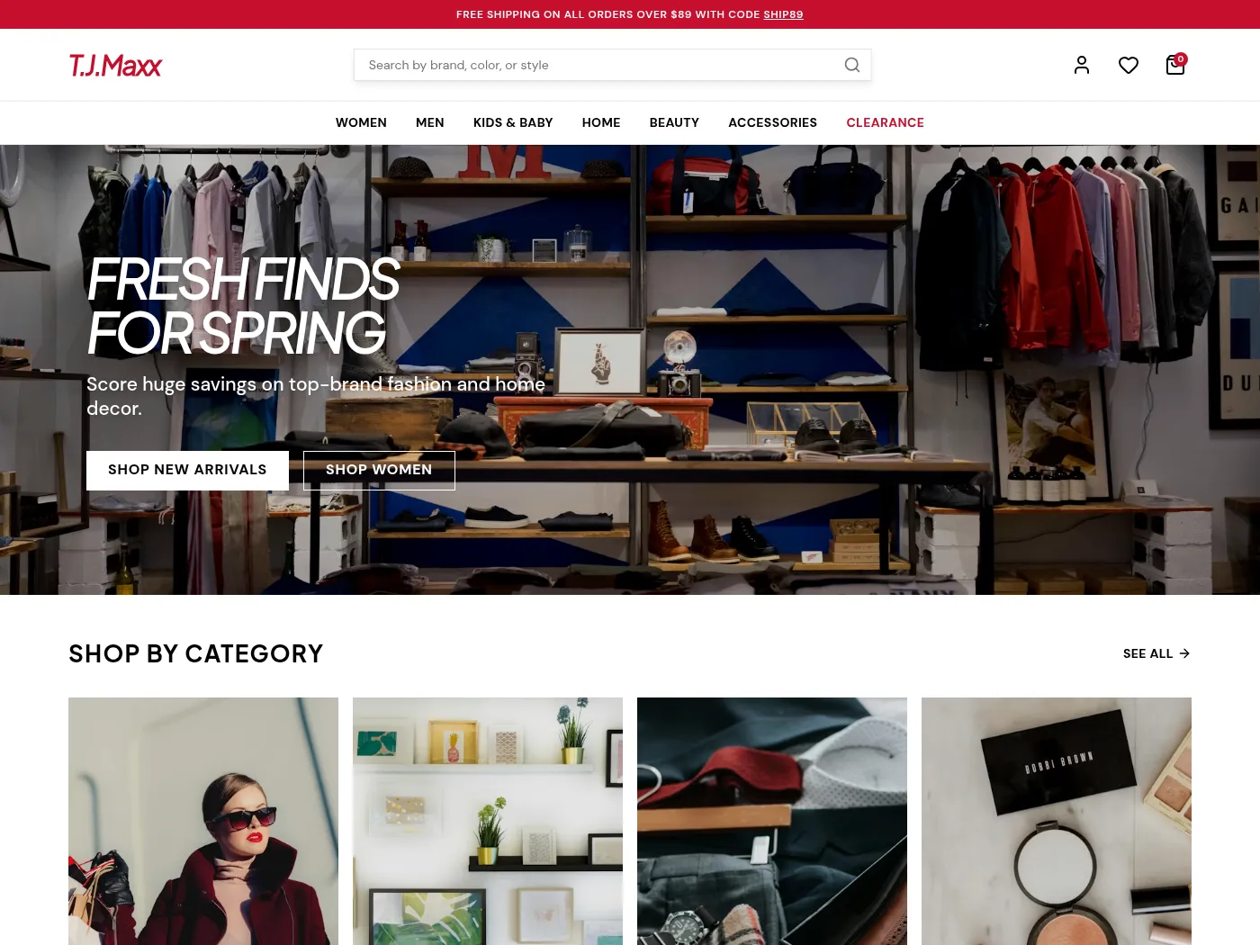 TJ Maxx Storefront