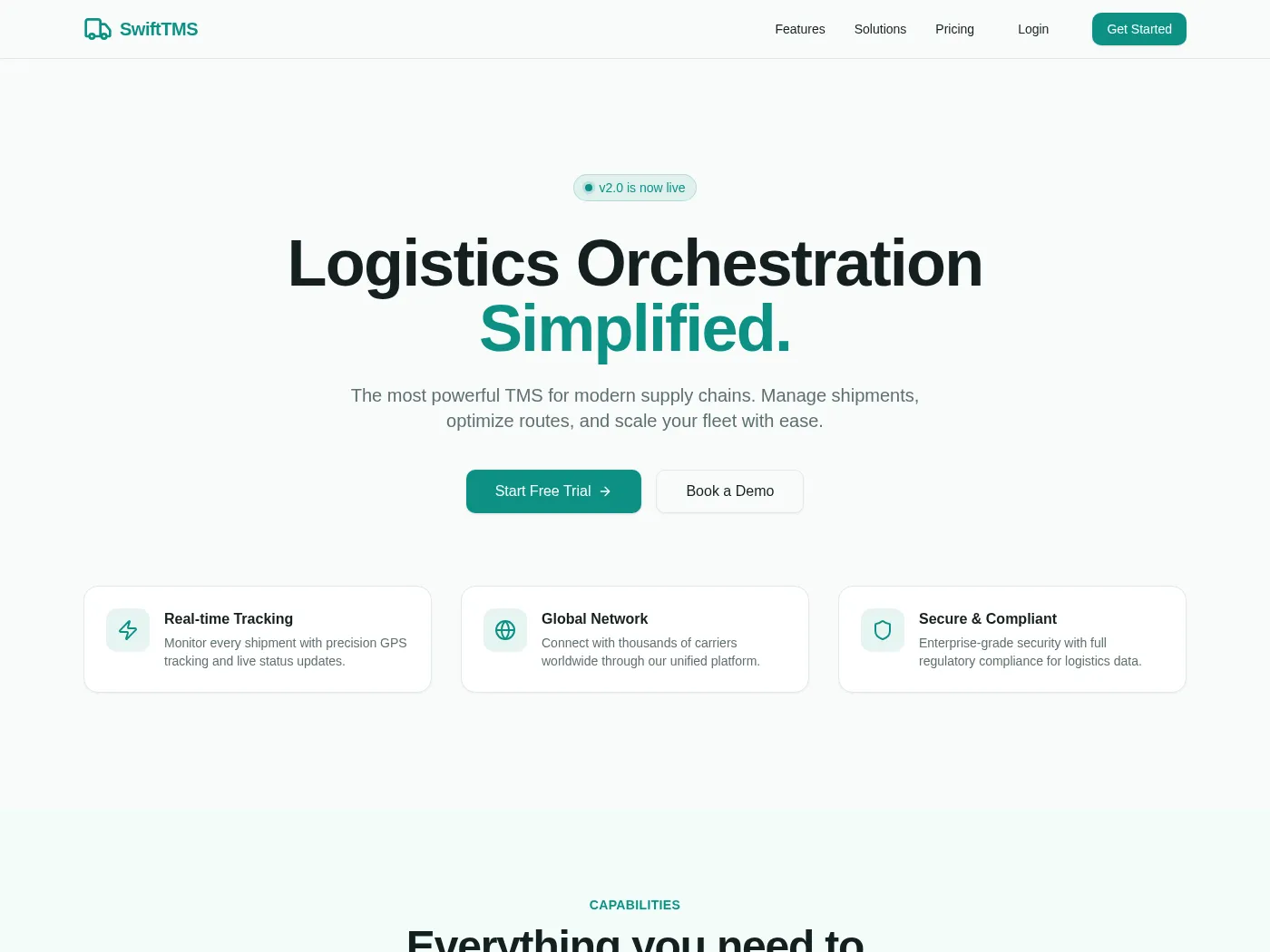 SwiftTMS Portal