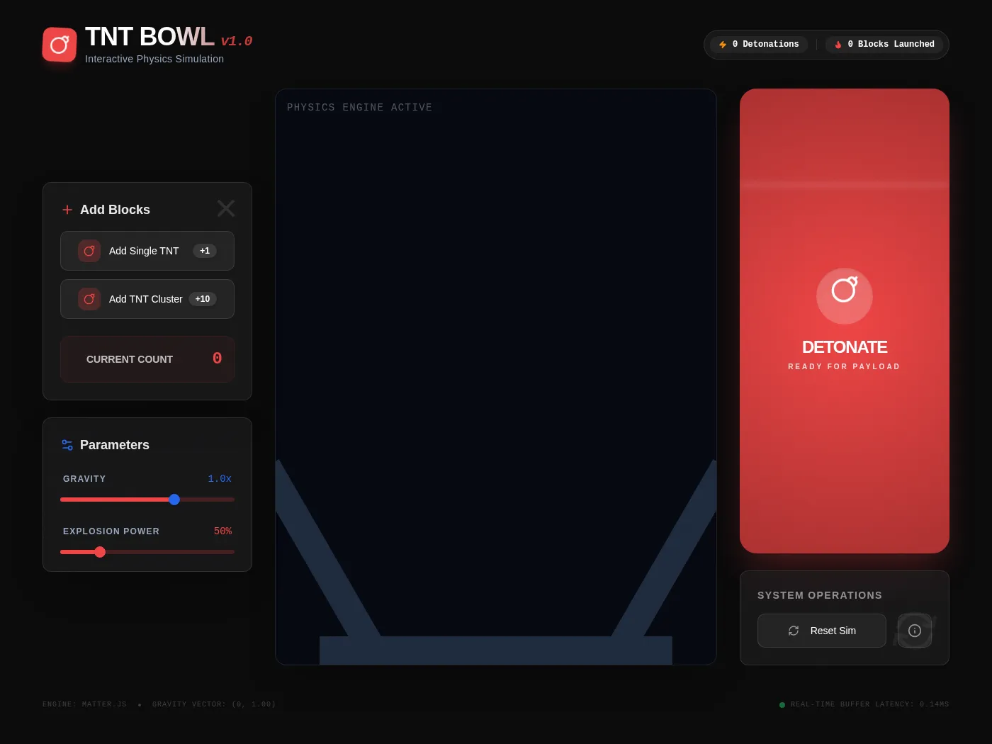 TNT Bowl Simulator