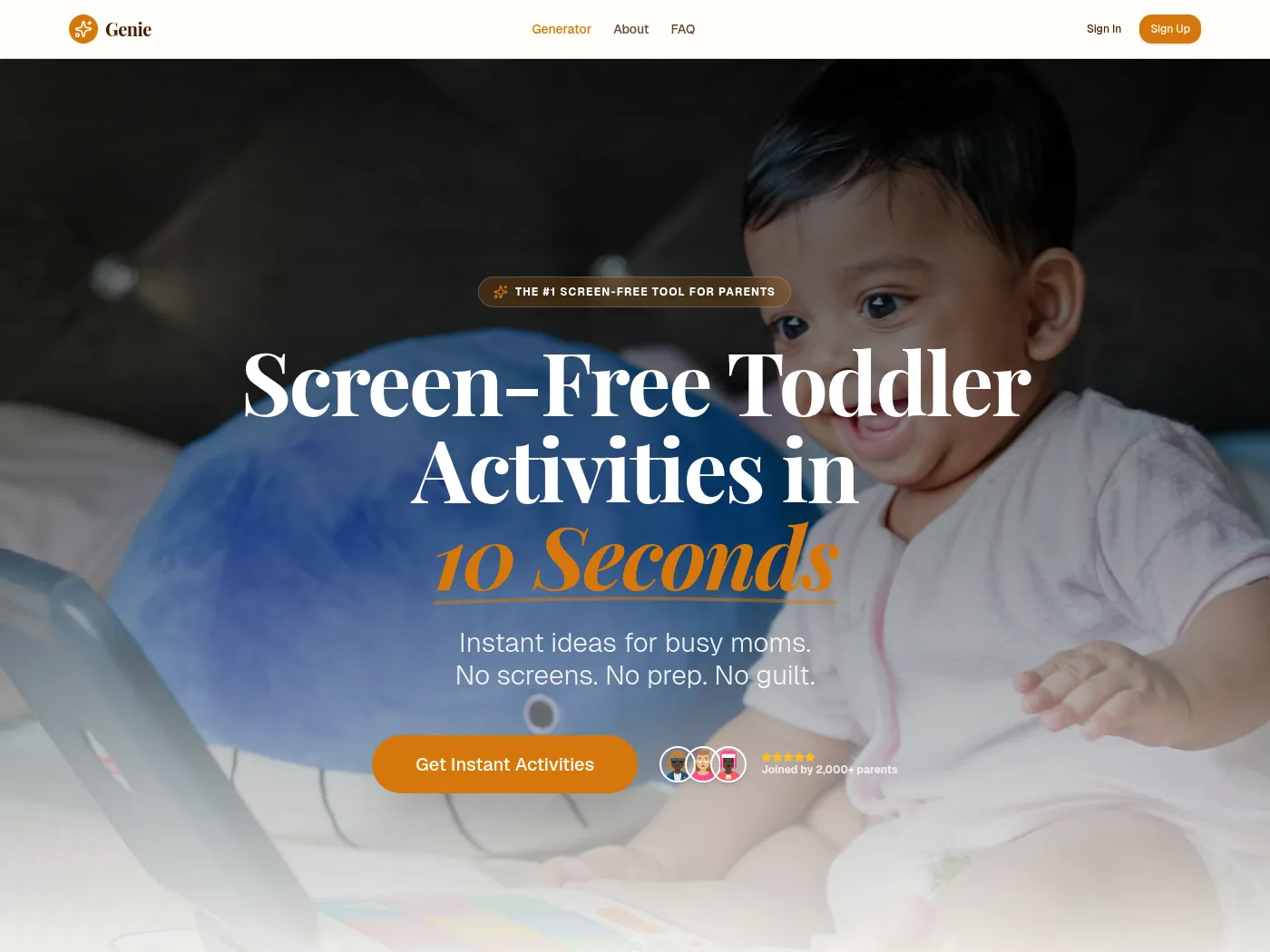 Toddler Activity Genie