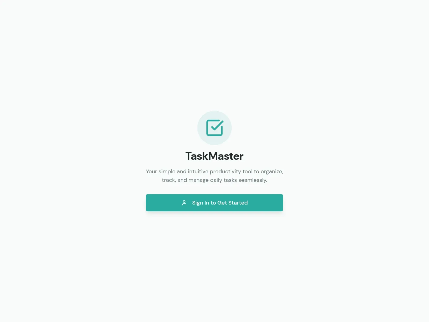TaskMaster To-Do App