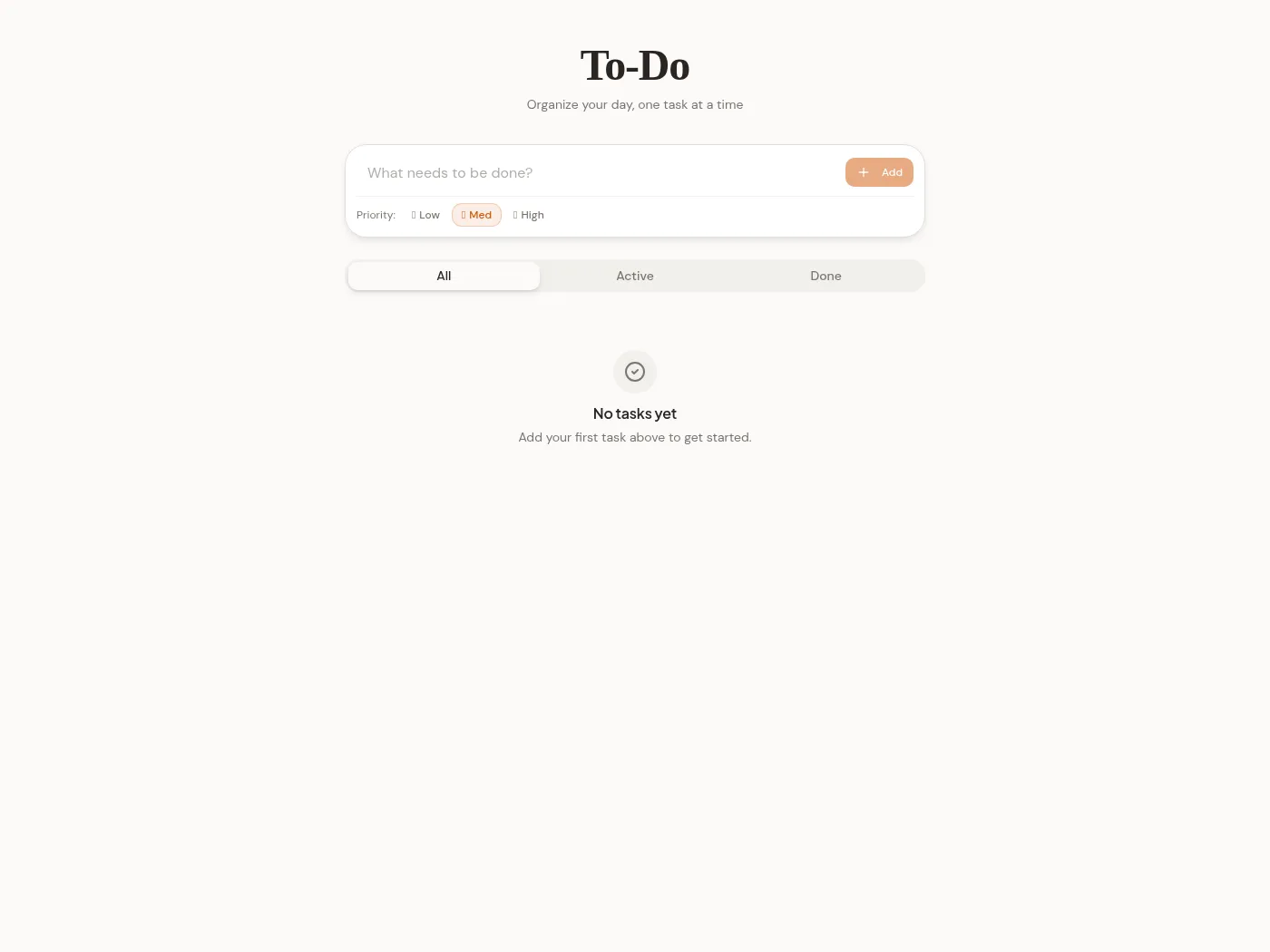 AI To-Do App
