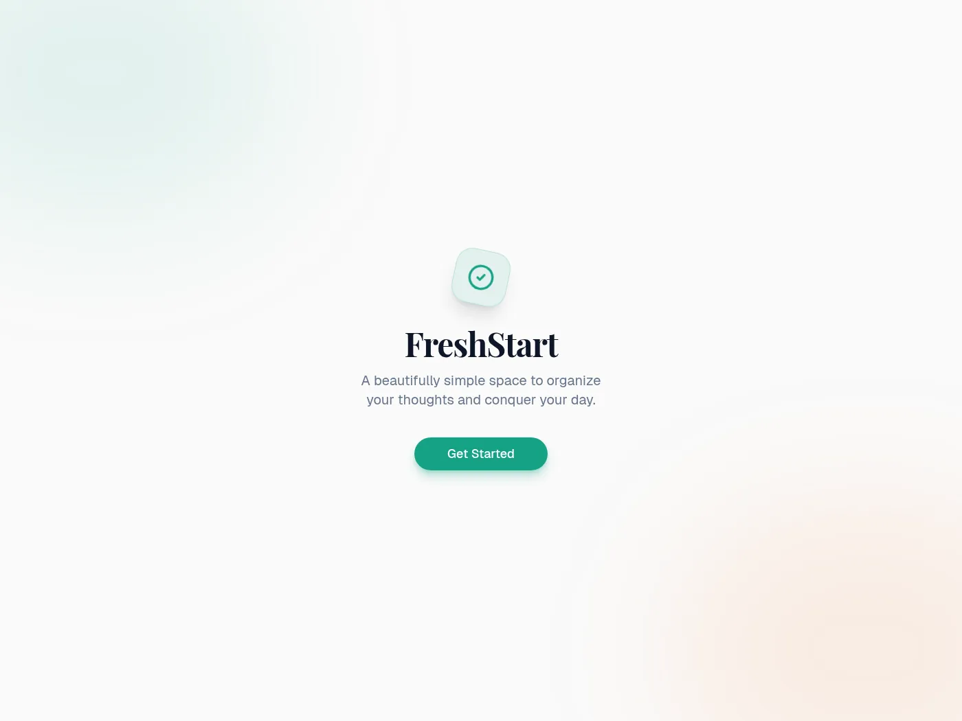 FreshStart To-Do App