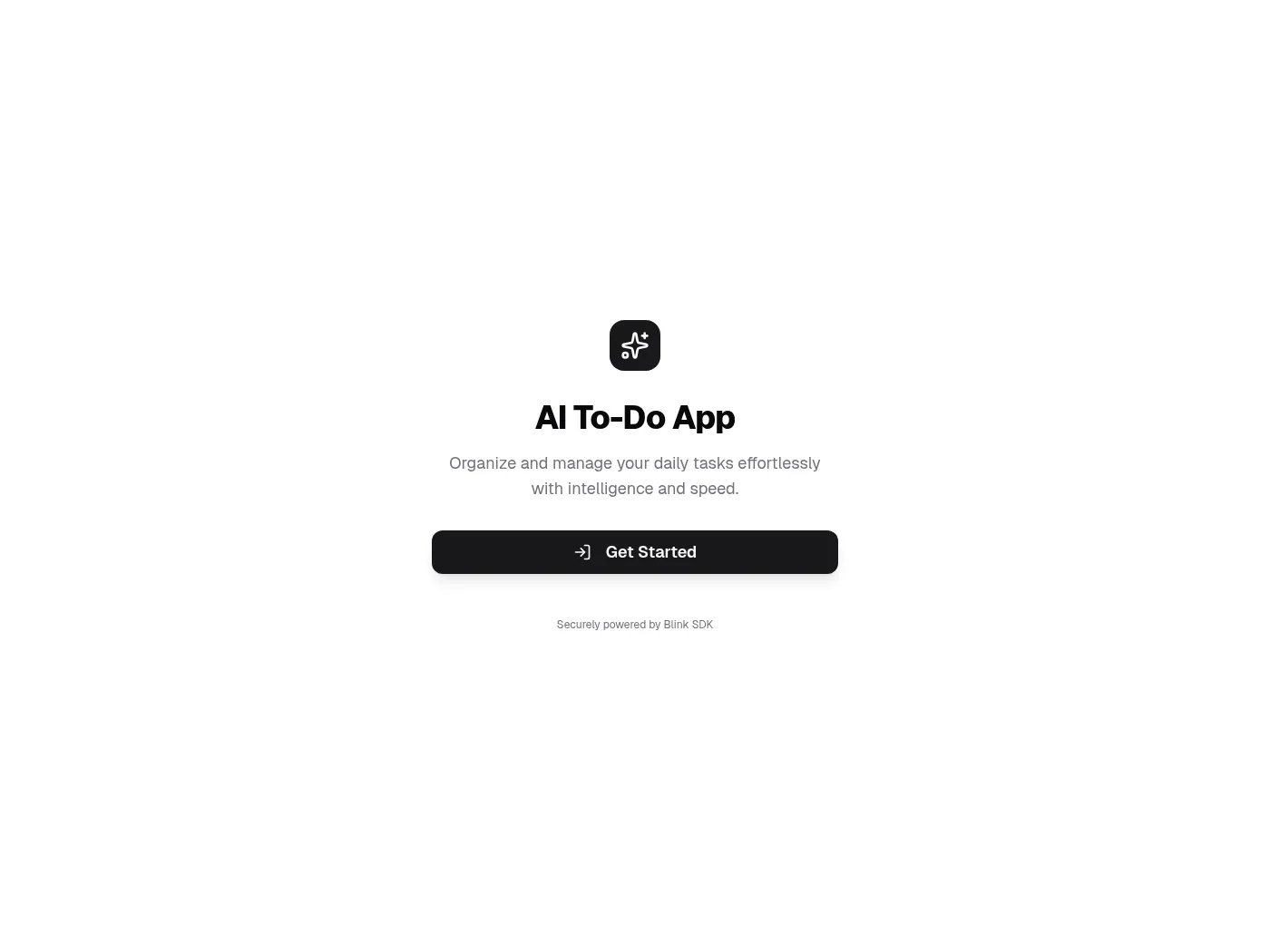 AI To-Do App