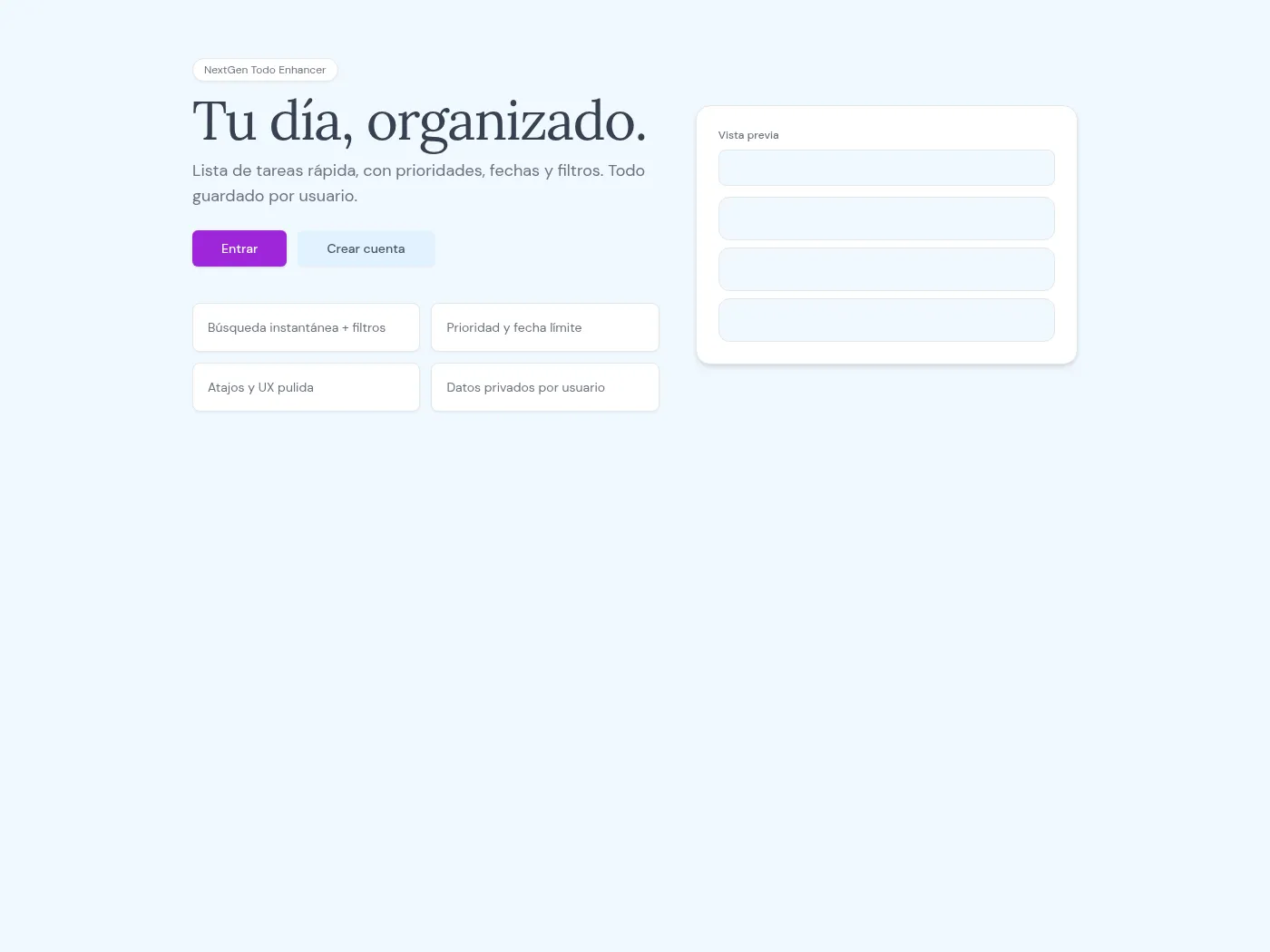 NextGen Todo Enhancer