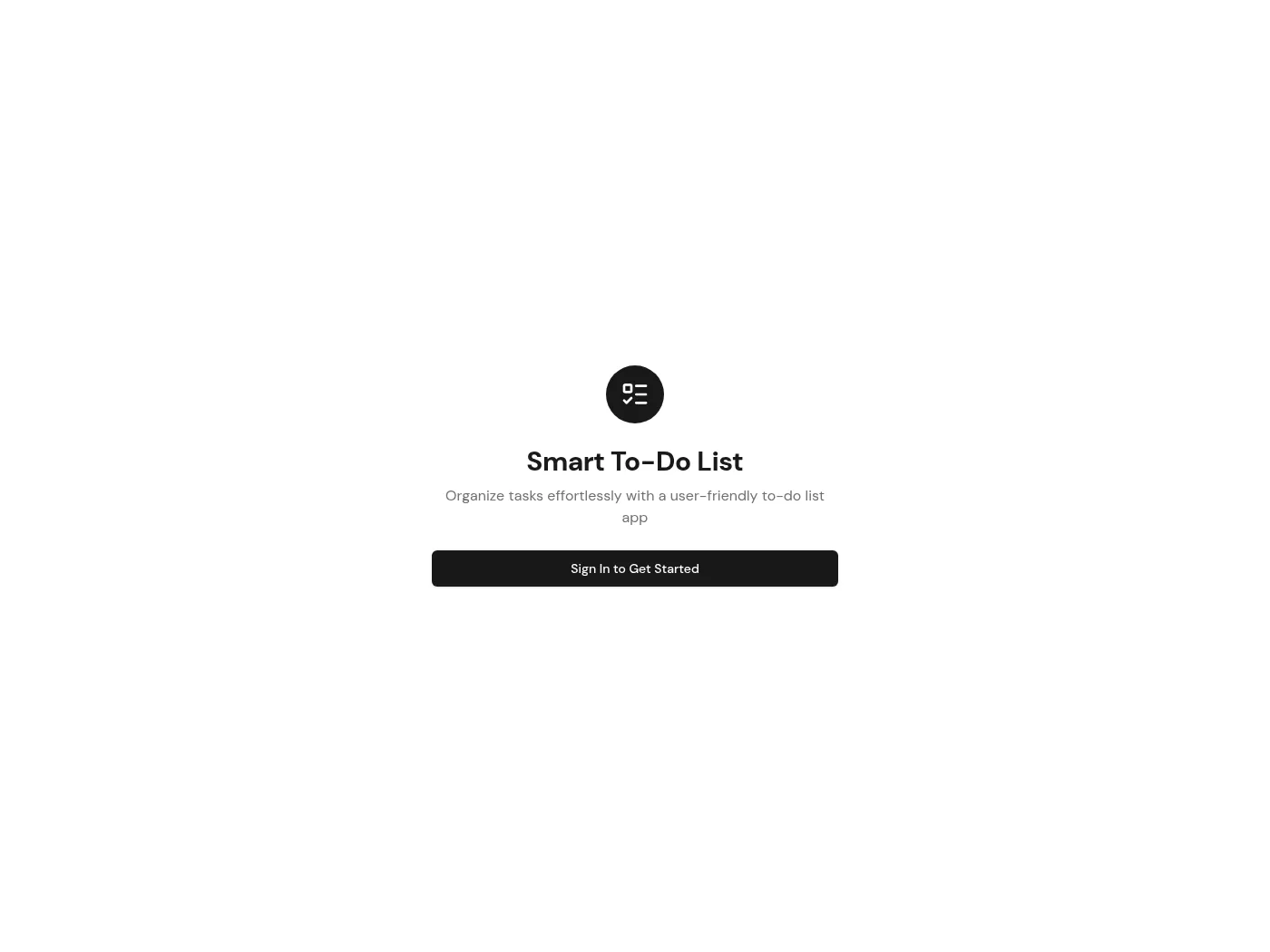 Smart To-Do List