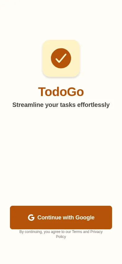 TodoGo Mobile