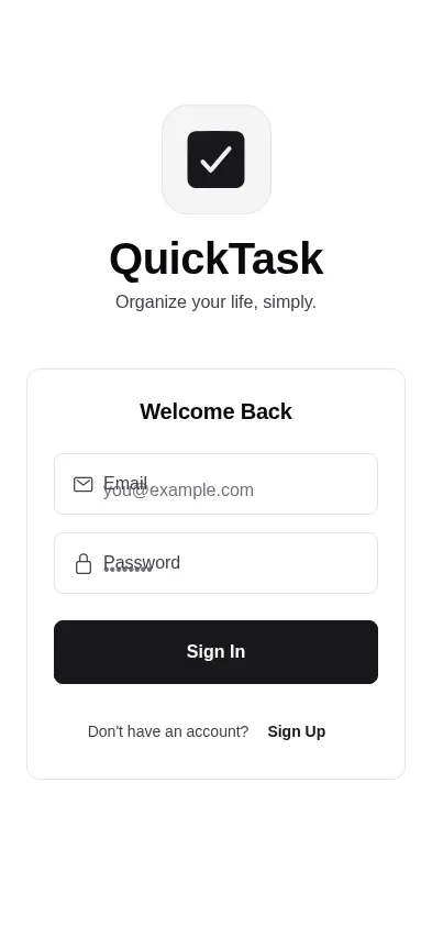 QuickTask Mobile