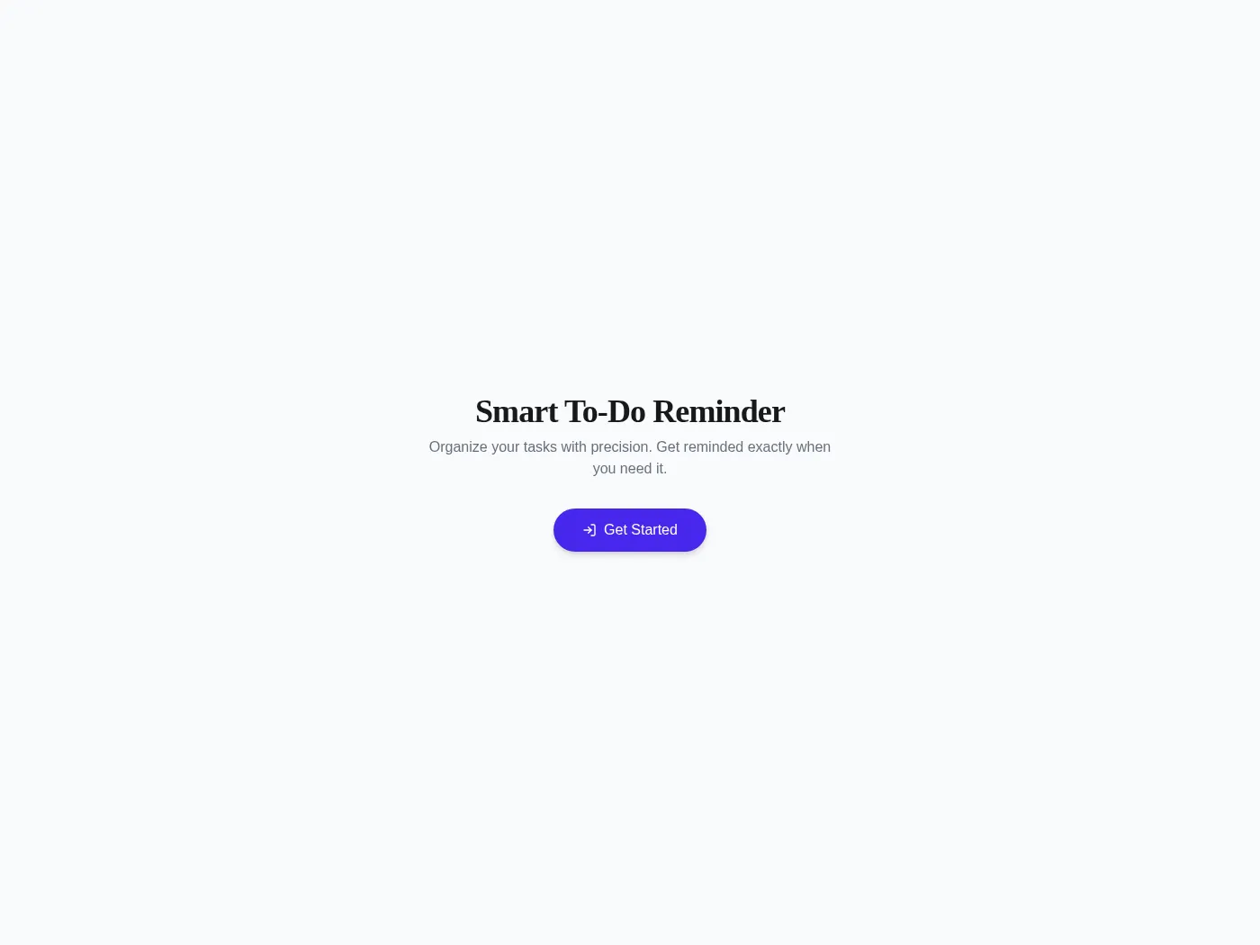 Smart To-Do Reminder