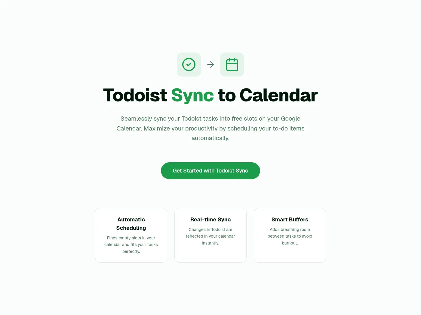 Todoist Calendar Sync