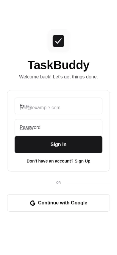 TaskBuddy Android